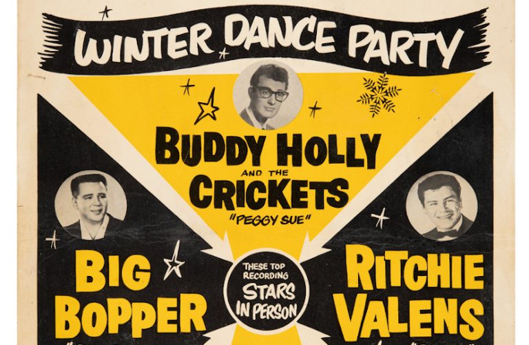 Rare Buddy Holly Winter Dance Party tour poster to sell at Heritage ...