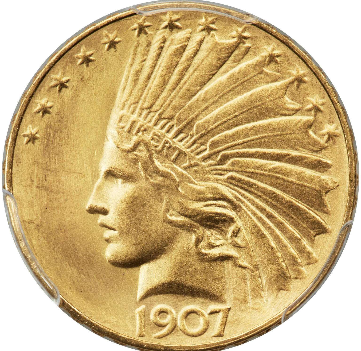 Record auction price for super rare 1907 $10 dollar coin